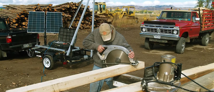 xPortable Solar Wind Power Generator | Brewster Timber Frame